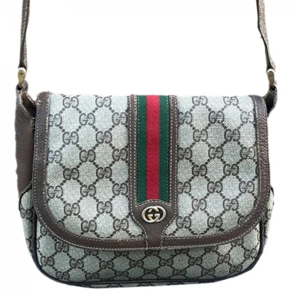 Gucci | Bags | Gucci Ophidia Leather Crossbody Bag Vintage Authentic | Poshmark